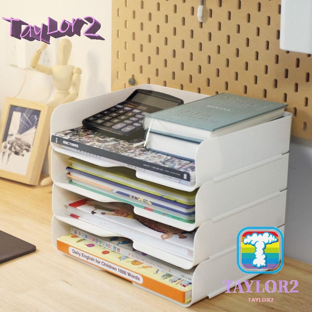 ATAYLOR 1 Pcs A4 File Storage Tray, Desktop Organizer File Organizer ...