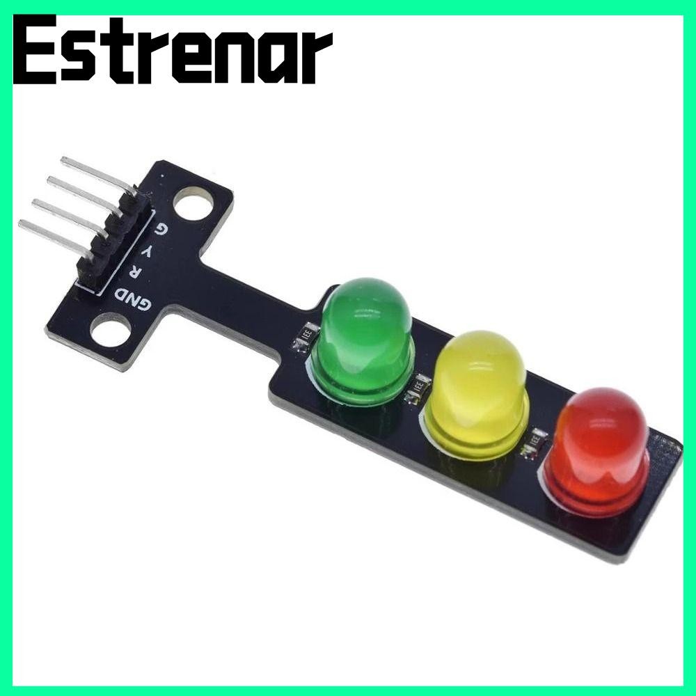 ESTRENAR Traffic Light Display Module, DC 5V 5mm * 3 LED Traffic Light ...