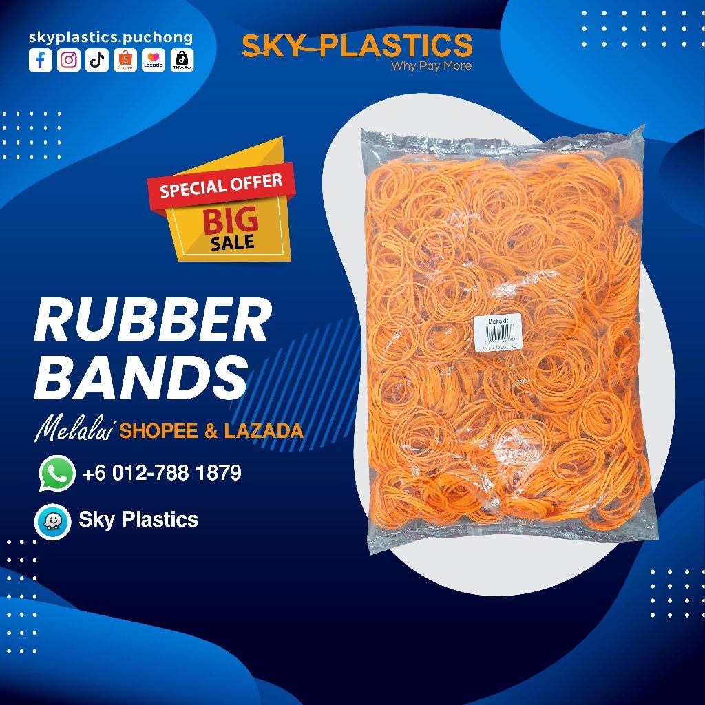 Rubber Band Elastic | Getah Gelang Elastik | Shopee Malaysia