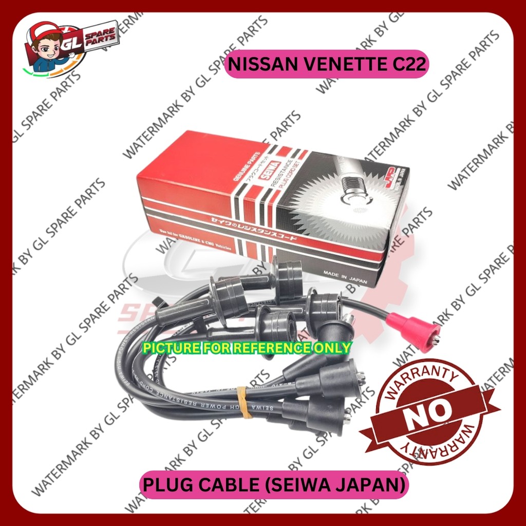SEIWA MADE IN JAPAN PLUG CABLE NISSAN VENETTE C22 (NO WARRANTY ...