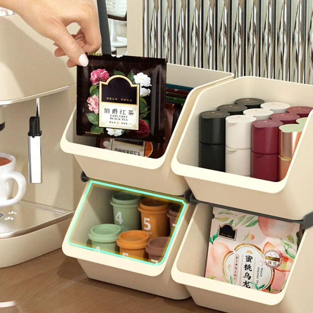 Transparent Wall Hanging Capsule Coffee Organizer Box Desktop Shelf ...