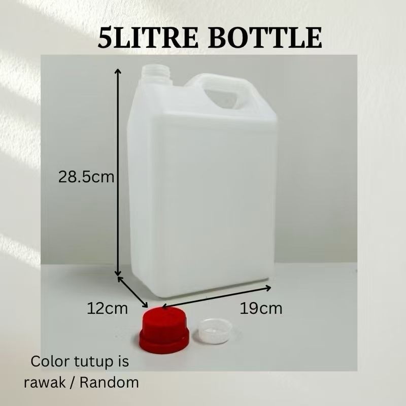 5L HDPE Bottle/ Tong Air / Jerry Can (Ready Stock) | Shopee Malaysia