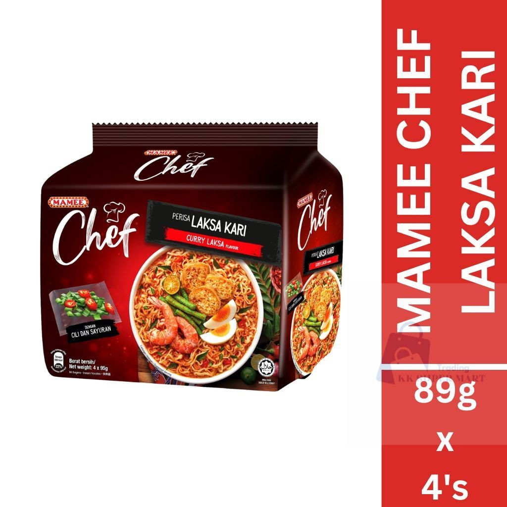MAMEE Chef Laksa Kari (89g x 4's) | Shopee Malaysia