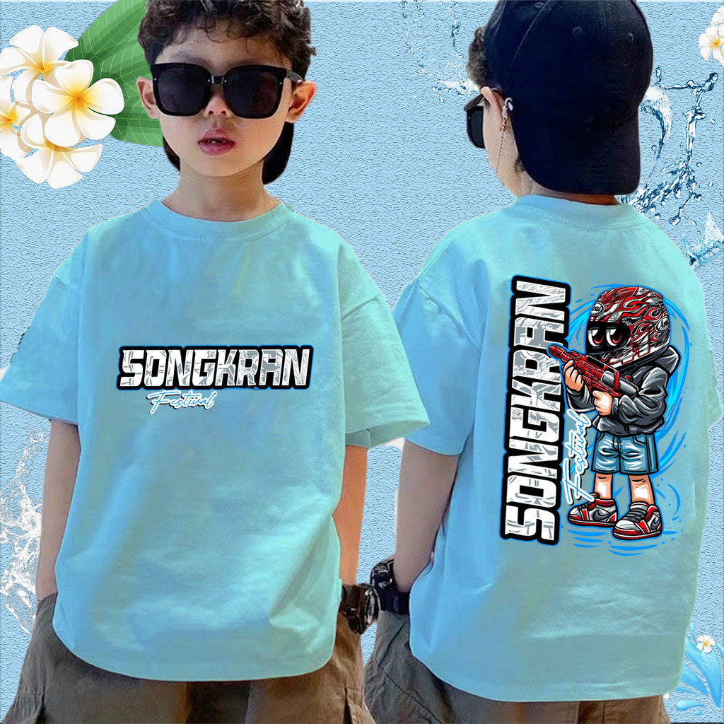 Songkran Festival T-Shirt Kids | Shopee Malaysia