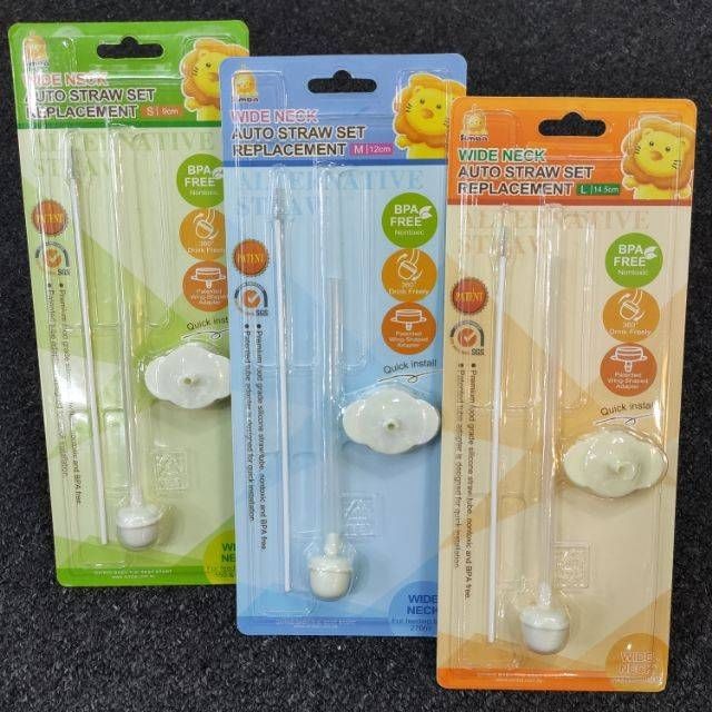 Simba Wide Neck Straw Set Replacement (S,L) | Shopee Malaysia