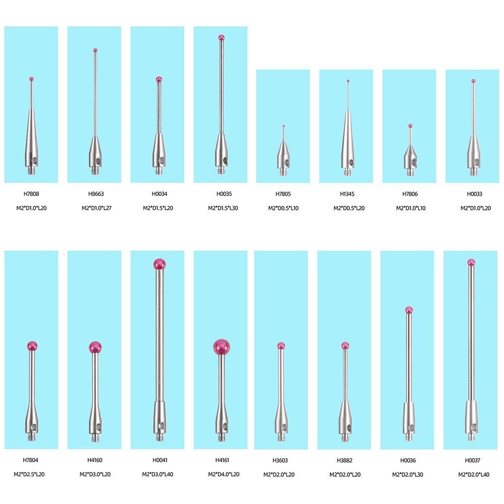 [COLORHM] m2 ball cmm thread and cnc measuring probe stylus point ...