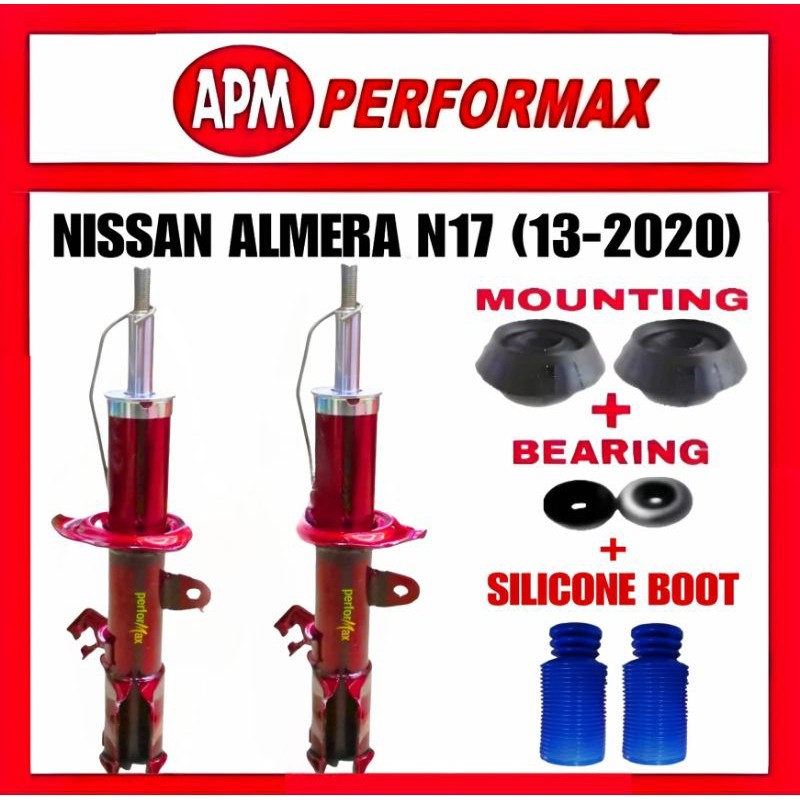Apm Performax Nissan Almera N17 (13-2020) Front / Rear Heavy Duty Sport ...