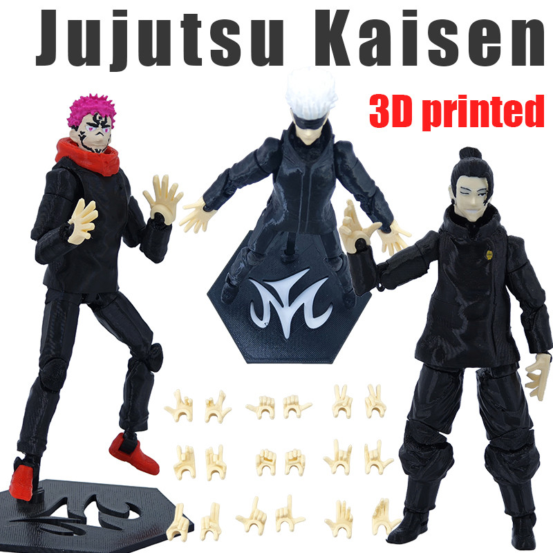 Anime Jujutsu Kaisen Action Figure Dummy 13 Gojo Model Collections Geto ...