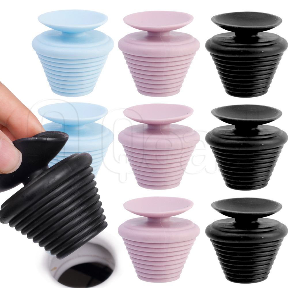 Vase Shaped Drain Sealing Silicone Plug - Creative Fold Sink Sealing ...
