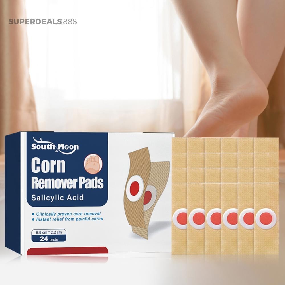 [SuperDeals888.my] 24-72PCS Painless Corn Plaster Foot Corn Removal ...