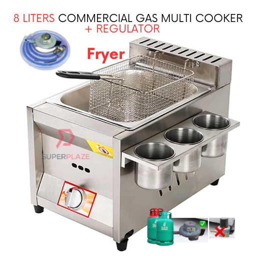 8 Liters Single Stove plus Regulator Gas Multifunctional Cooker Gas ...