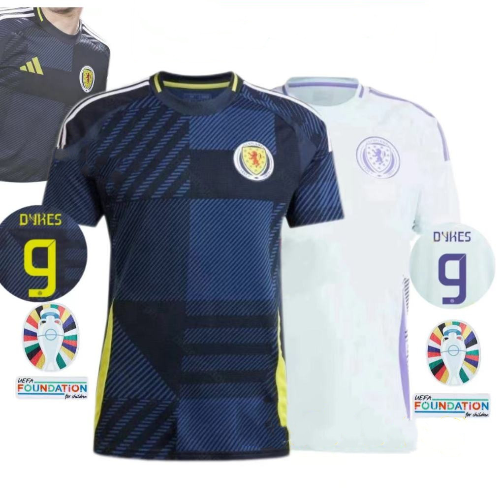 Fan Version 】2024-25 Scotland Home and Away Kits Men's Top Football ...