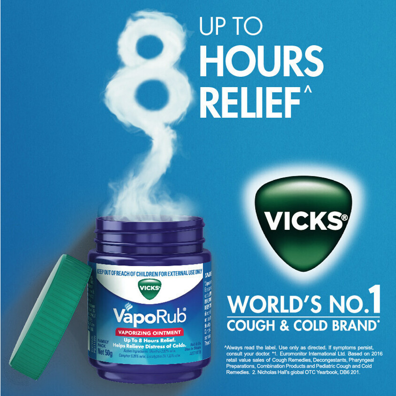 Vicks Vaporub Cold Vaporising Oilment | Shopee Malaysia