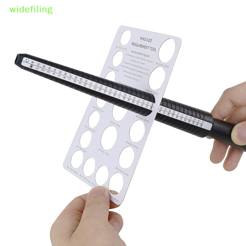 widefiling Reusable Practical Measuring Ring Size Card Board Jewelry ...