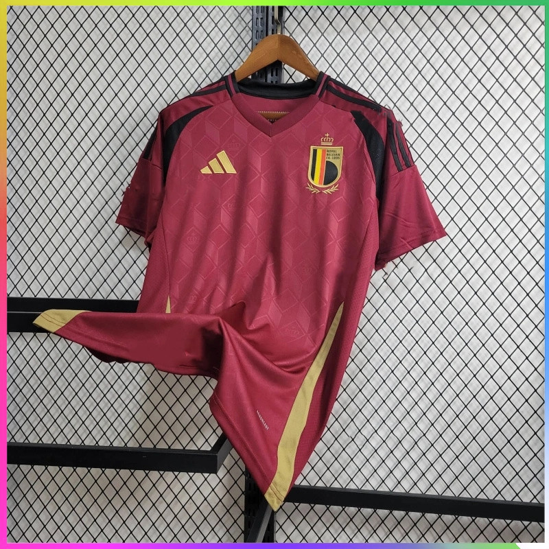 Belgium Jersey 2024 Home Football Shirt Fans Issue | Shopee Malaysia