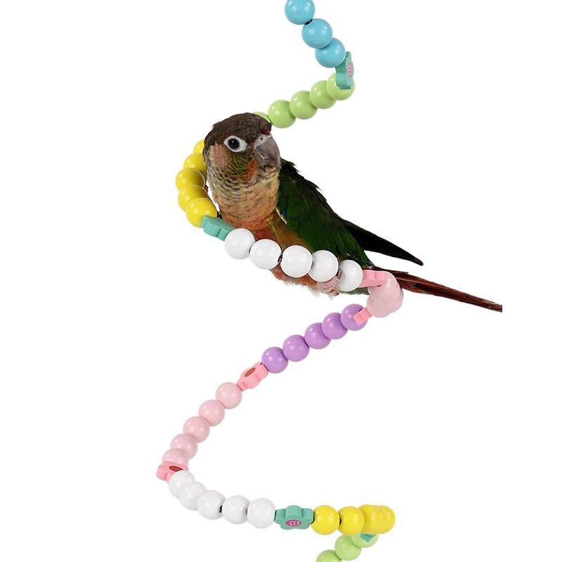 [Ready Stock] Macaron Parrot Toys Swing Ladder Rope Climbing Ladder ...