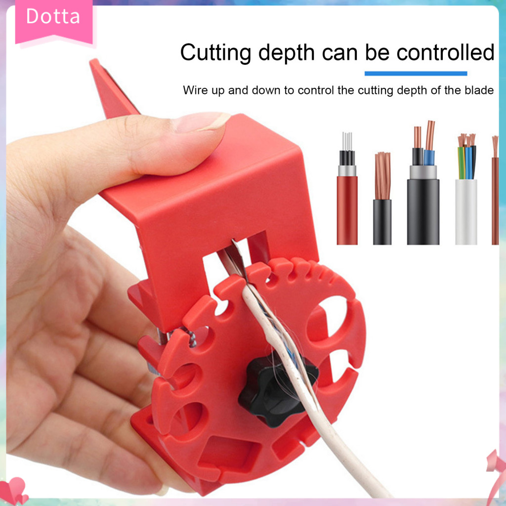 Dottam| Steel Guide Wheel Plate Wire Stripper Portable Wire Stripper ...