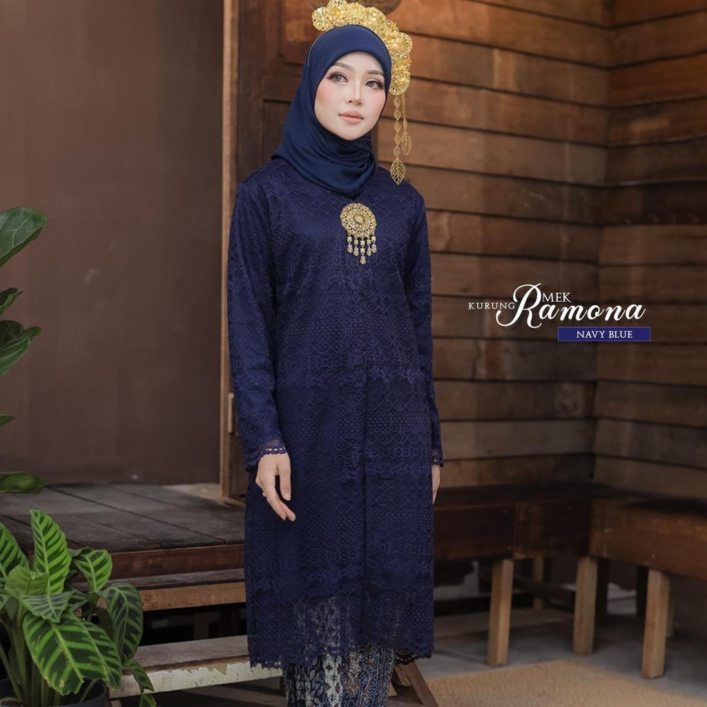 TUNIKMY Baju Kurung Mek Ramona Exclusive lace | Set baju raya viral ...