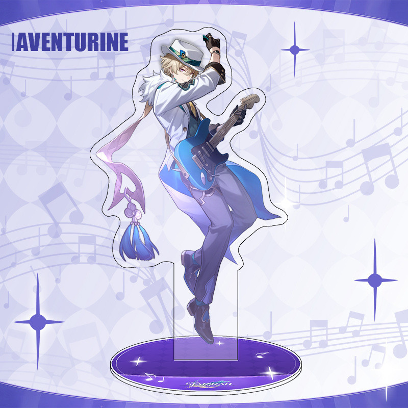 Honkai Star Rail Concert Robin Aventurine Peripheral Double Flash 75mm ...