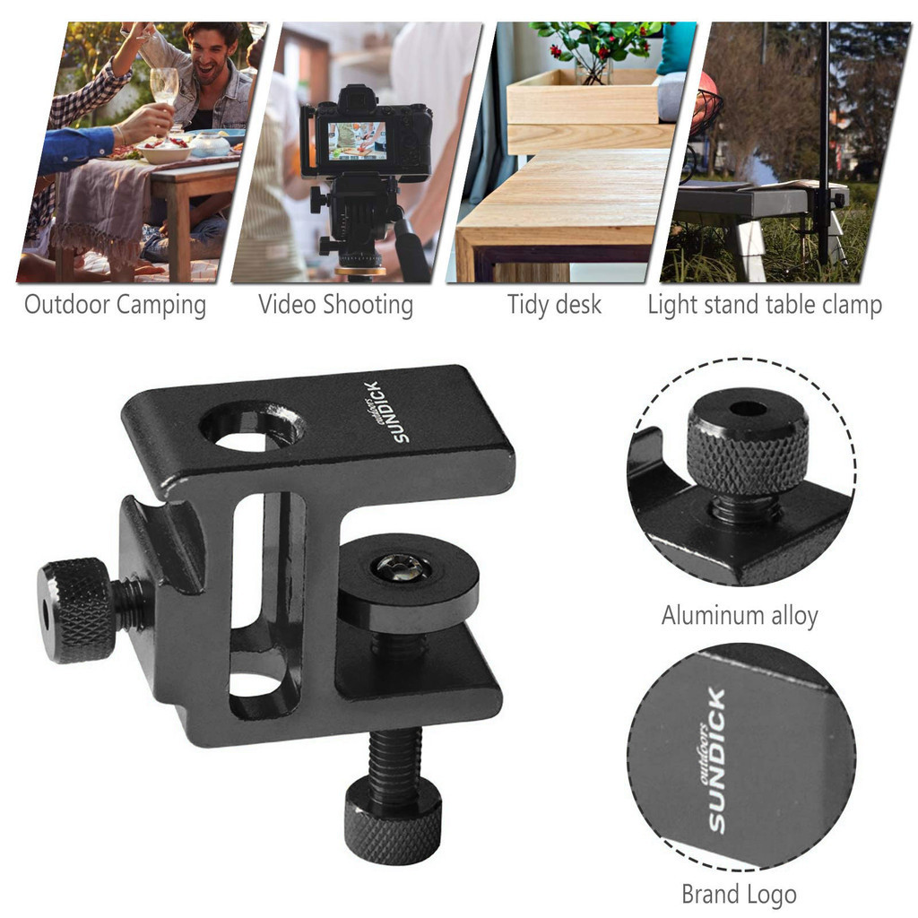 Light Stand Table Clamp Light Pole Desk Mount Stand Table Fixing Clamp ...