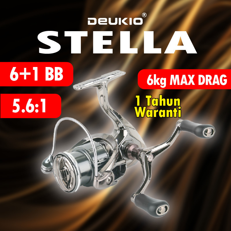 Deukio Stella SHG Double Handle Spinning Fishing reel mesin pancing stella casting ultralight ...