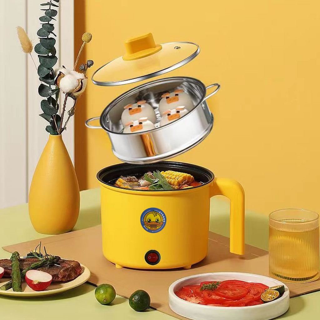 Multi Cooker Steamboat Pot Non Stick Cooker Rice Steamer Frying Pan ...