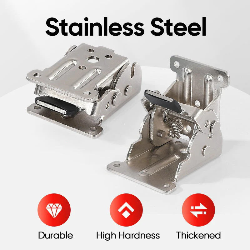 Self-Locking Folding Hinge 0-180 Degree Hardware Door Furniture ...