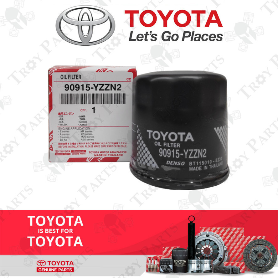 Toyota Oil Filter 90915-YZZN2 Vios NCP42 NCP93 NCP150 NSP151 Rav4 Prius ...