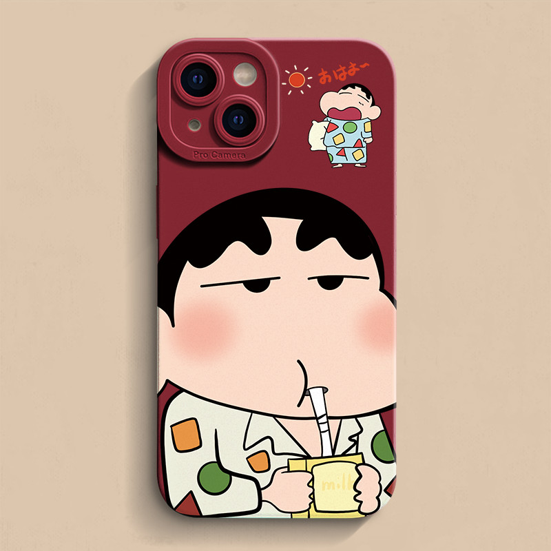Cute Cartoon Crayon Shin-chan Case For Samsung Galaxy A54 A34 A24 A25 ...