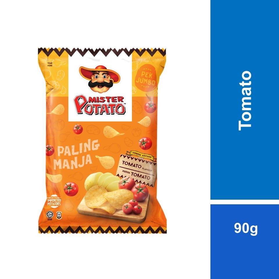 Mister Potato Chips Tomato 90g | Shopee Malaysia