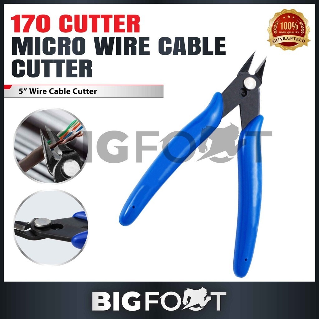 5” Model Micro Wire Cable Cutter Plier Electrical Shear Cutter Pemotong ...