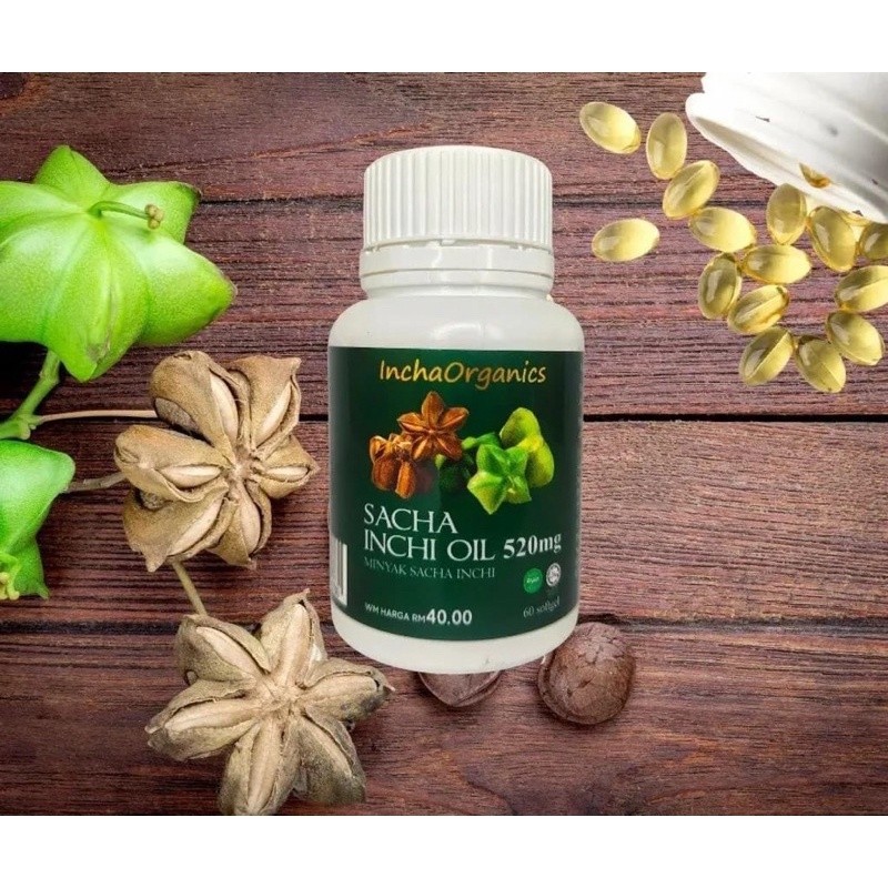 SACHA INCHI INCHA ORGANICS SOFTGEL | Shopee Malaysia
