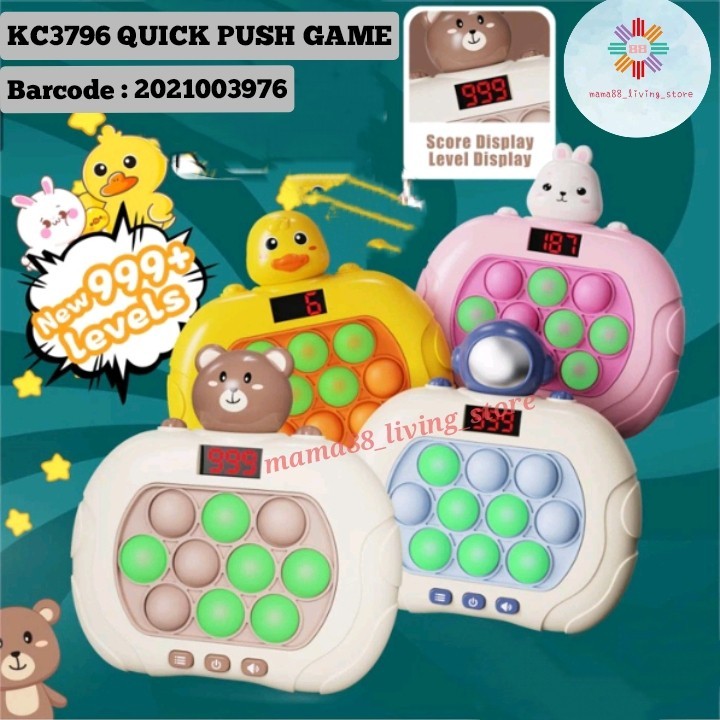 [READY STOCK] KC3796 999 LEVELS POP-IT QUICK PUSH GAME | Shopee Malaysia