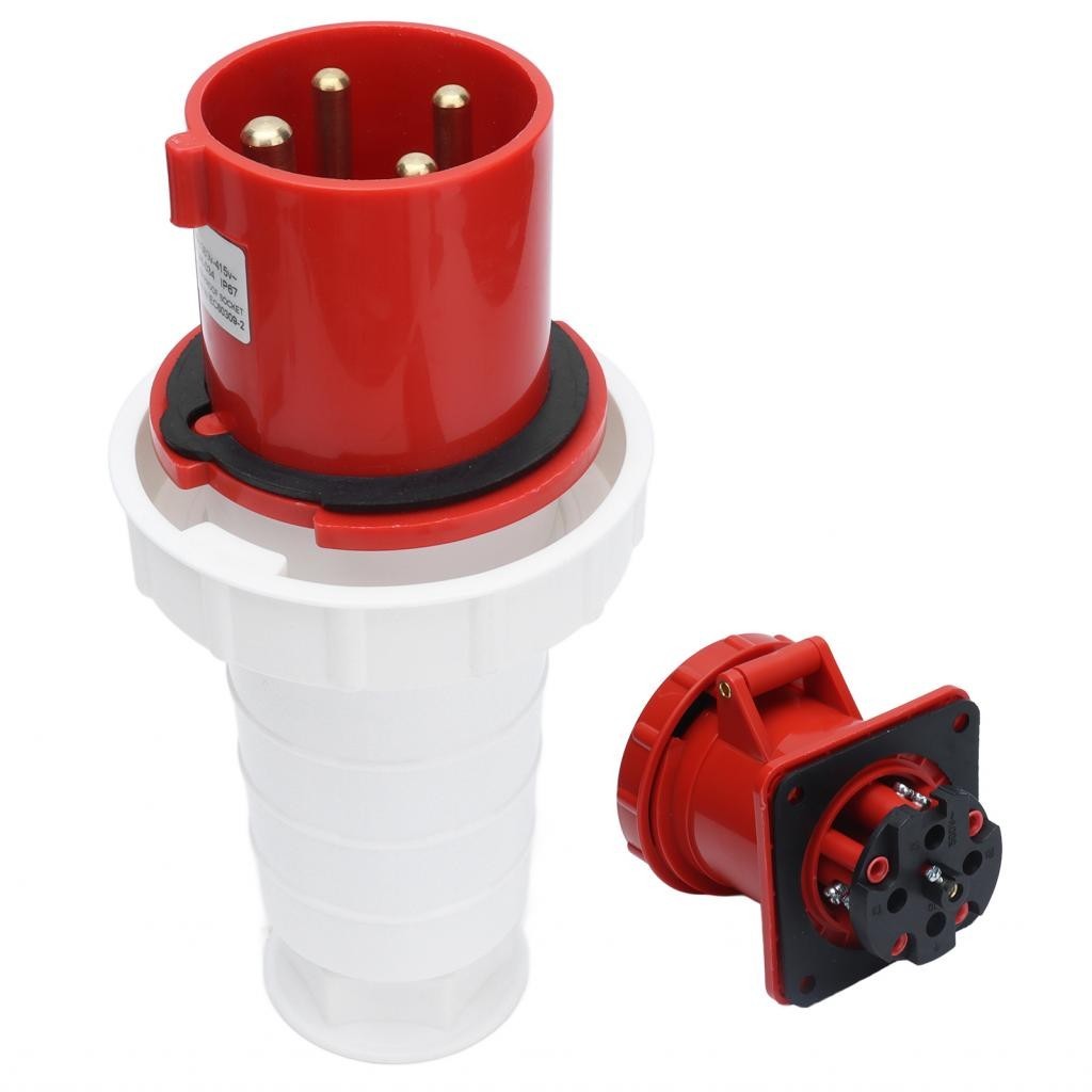 Legendtop Industrial Socket Plug 380-415V 63A 3 Phase Power Connector ...