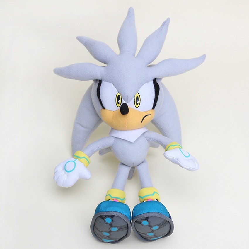 30cm Gray Sonic the Hedgehog Stuffed Animals Plush Toys Soft Doll Sonic ...