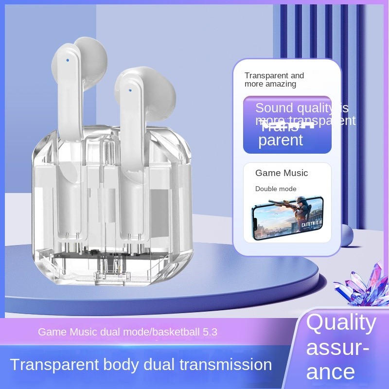 New Transparent Wireless Bluetooth Earphone DW-09 with High Appearance ...