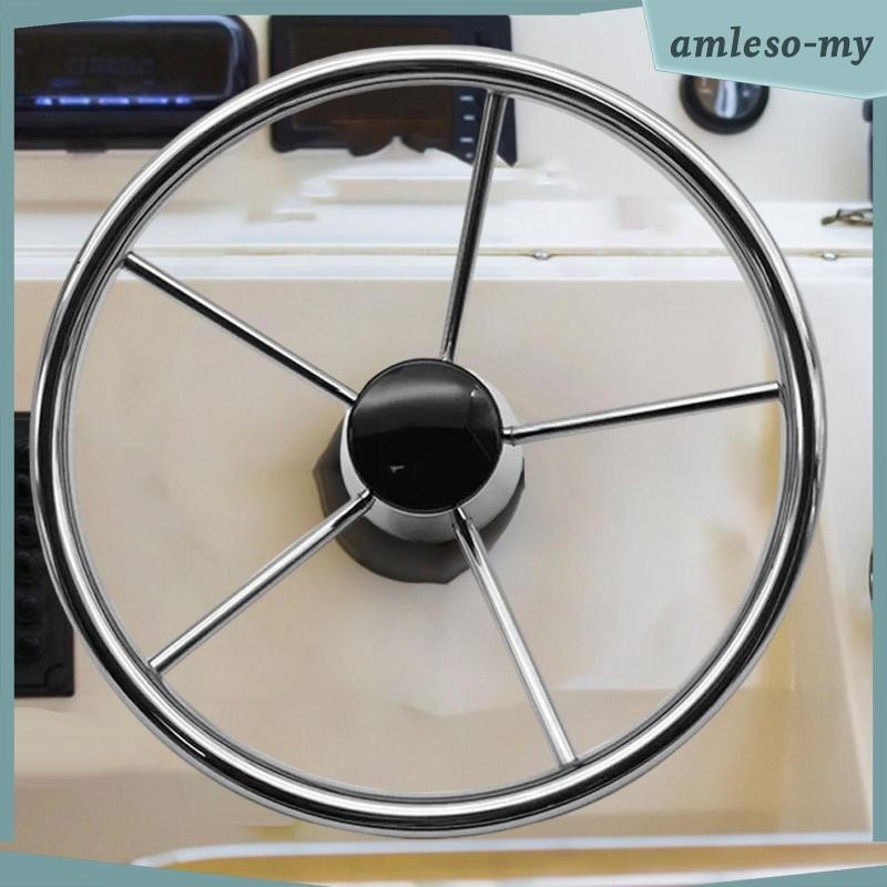 [AmlesoMY] Boat Steering Wheel Marine Yacht Steering Wheel Steering ...