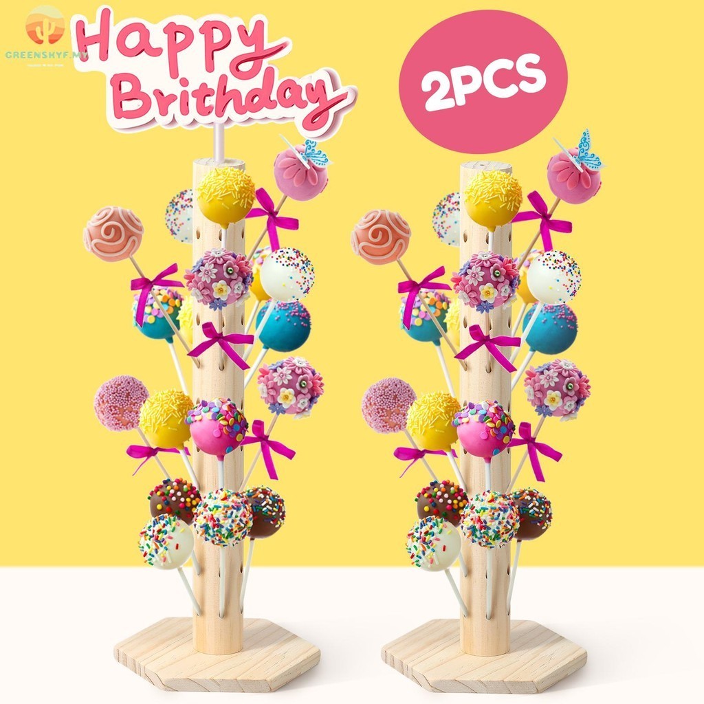 Wooden Lollipop Stand 60 Holes Lollipop Holder Decorative Lollipop ...