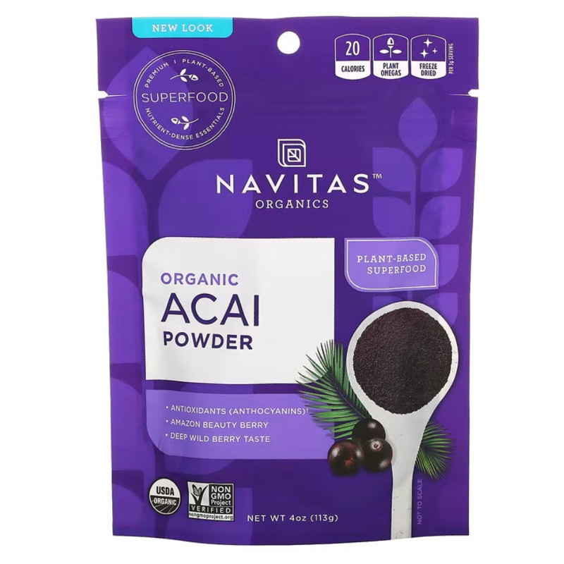 Navitas Organics, Organic Acai Powder, 4 oz (113 g) | Shopee Malaysia