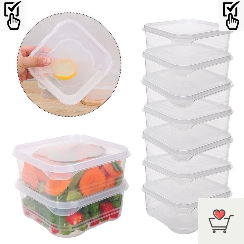 MBR 350/650ML Portable Freezer Boxes Transparent Food Storage ...