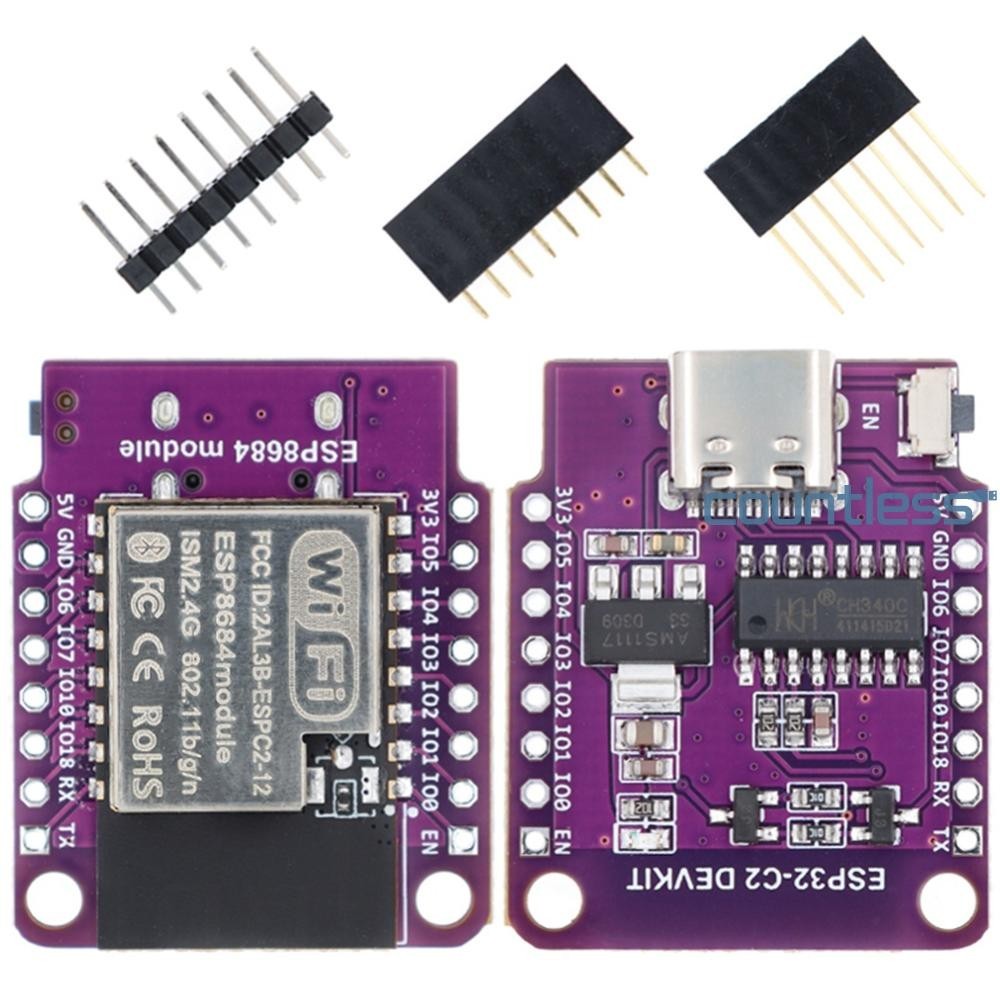 Mini ESP32-C2 Development Board CH340G WIFI+Bluetooth-compatible DevKit ...