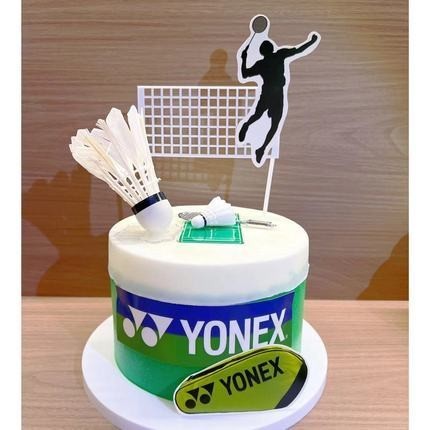 [Ready Stock] Badminton Yonex Cake Topper Cake Decoration羽毛球 羽球围边蛋糕装饰 ...