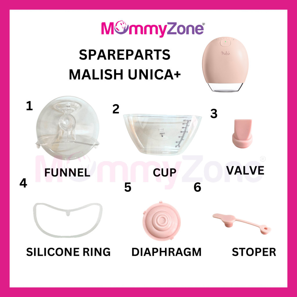 MALISH - UNICA + SPAPE PART / ACCESSORIES BREAST PUMP ( VALVE ...