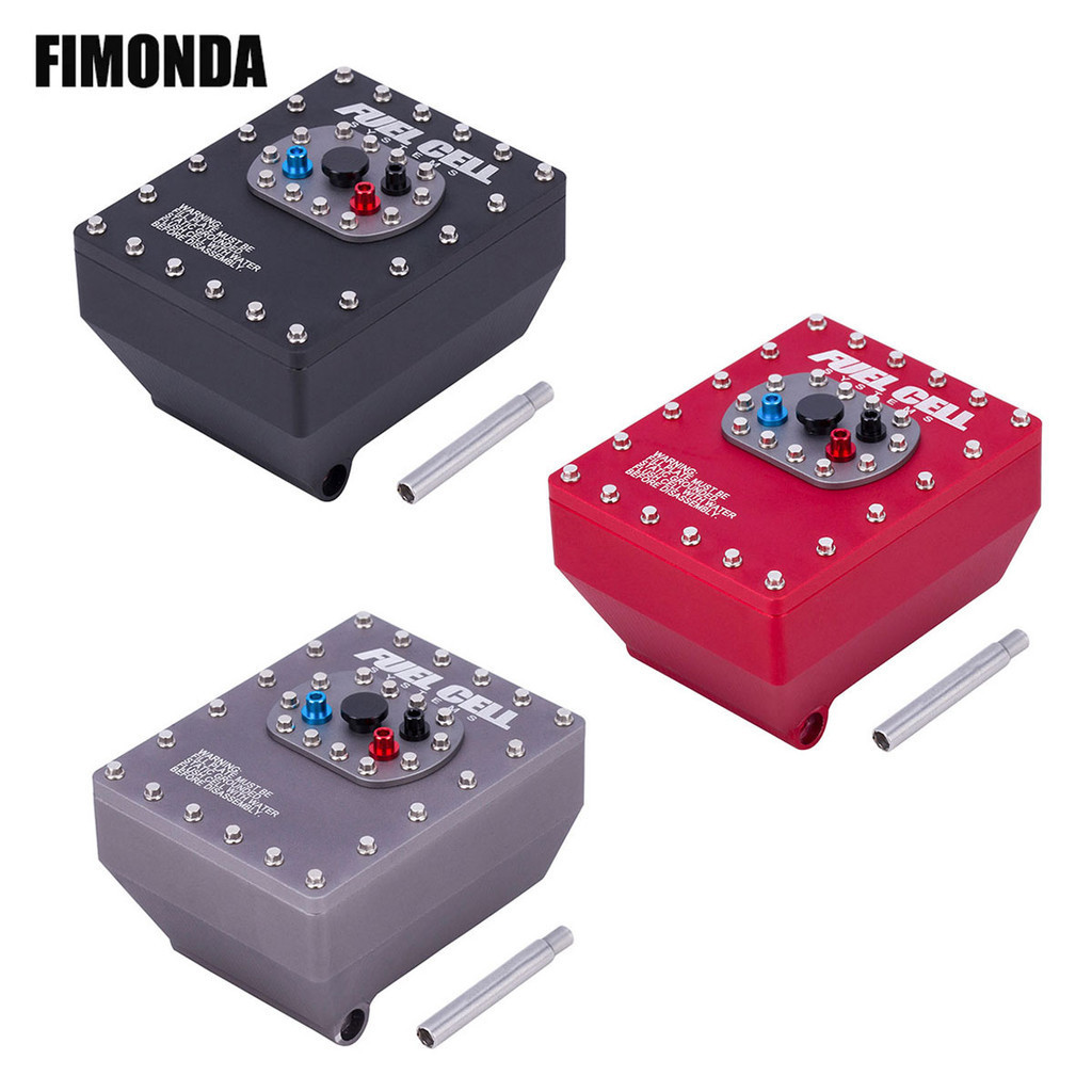 Aluminum Fuel Cell Receiver Box for 1/10 RC Crawler Car Axial Capra 1 ...