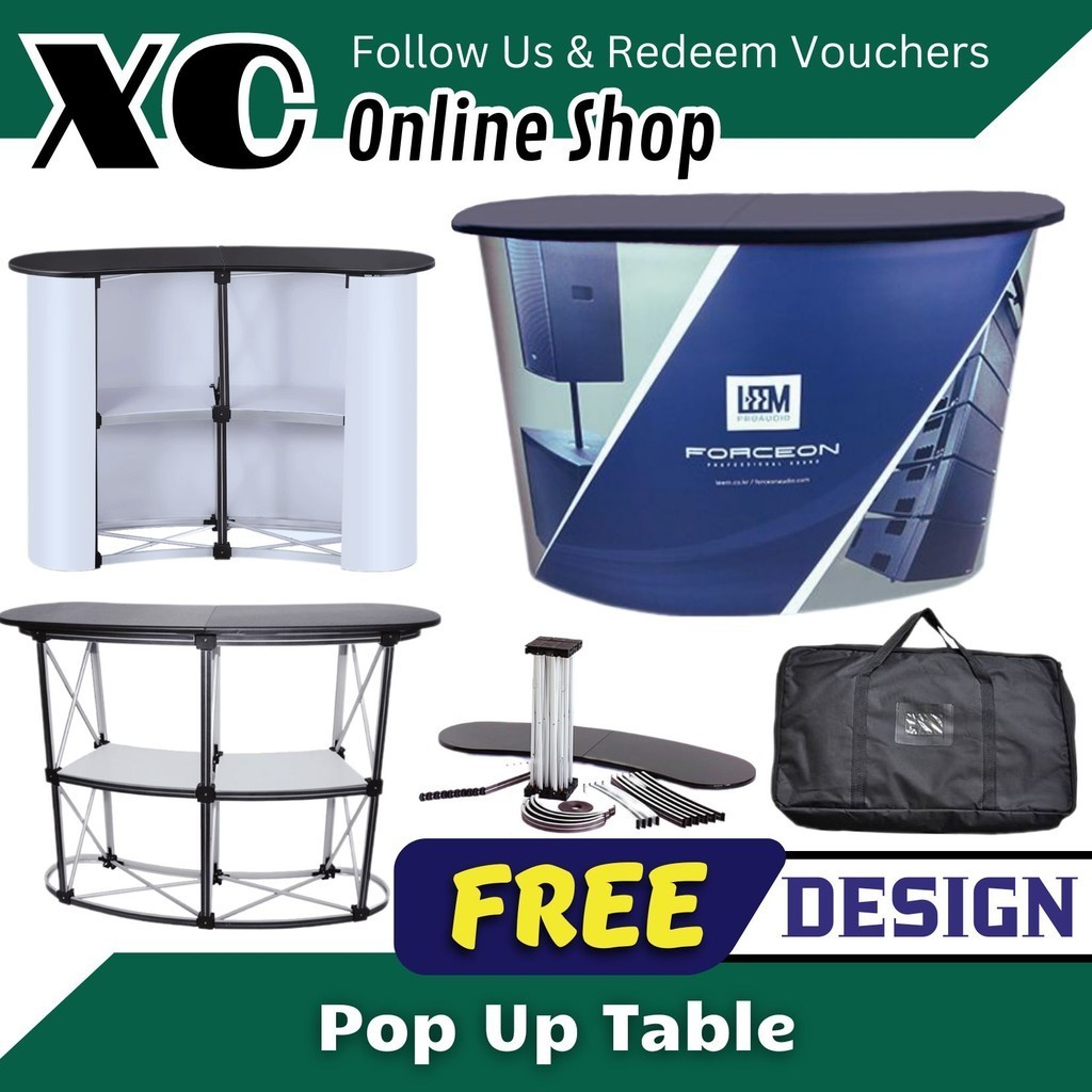 Pop Up Table / Pop Up Counter Booth / Klosik Promosi / Pop Up Counter ...