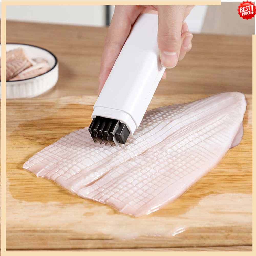 Multi-Functional Seafood Squid Cutting Carving Manual Slicer Stainless ...