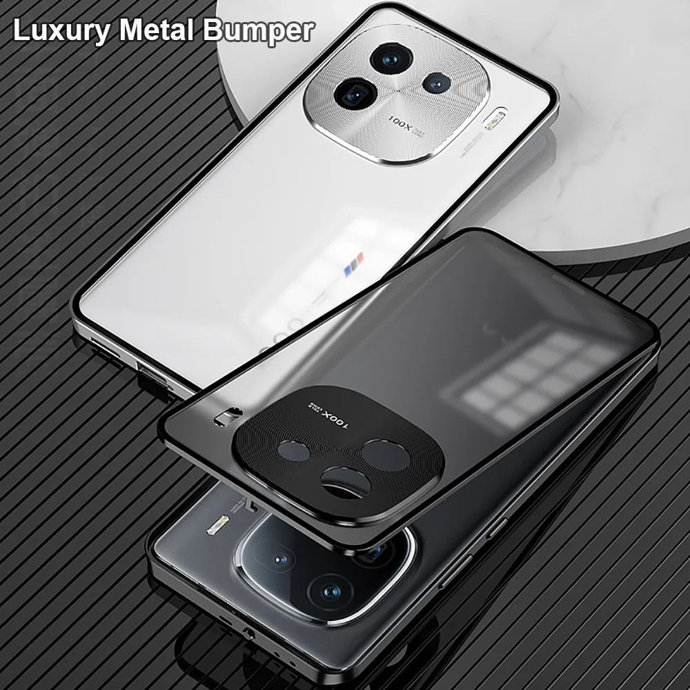 Luxury Magnetic Metal Case for vivo iQOO 12 iQOO12 Pro Phone Cases ...