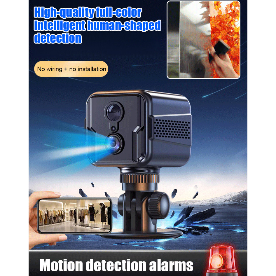 【On Sale】[Ultra-wide Angle Wireless Smart Monitor Camera,Long standby ...