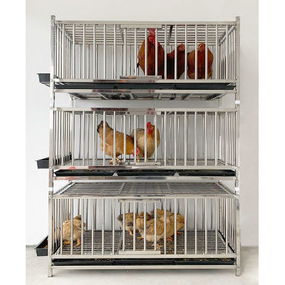 Chicken cage two-layer three-layer duck cage goose cage stainless steel ...