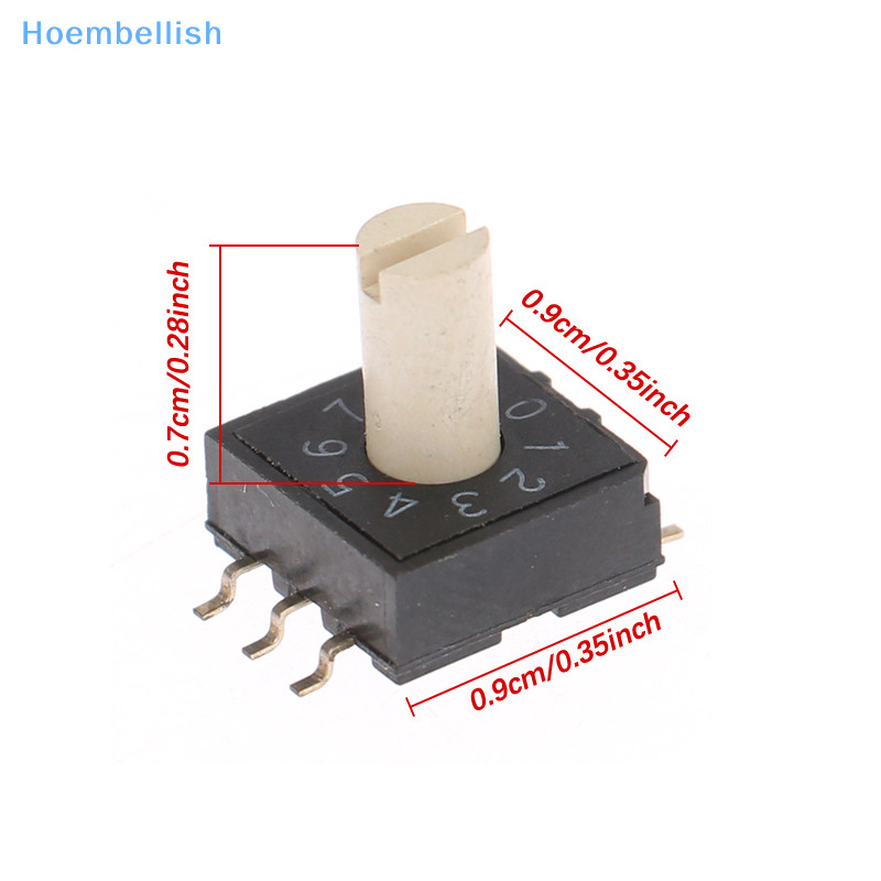 Hoe Rm3haf 10 Rotary Dial Switch 10 0 9 Coding Switch Patch 3 3 With